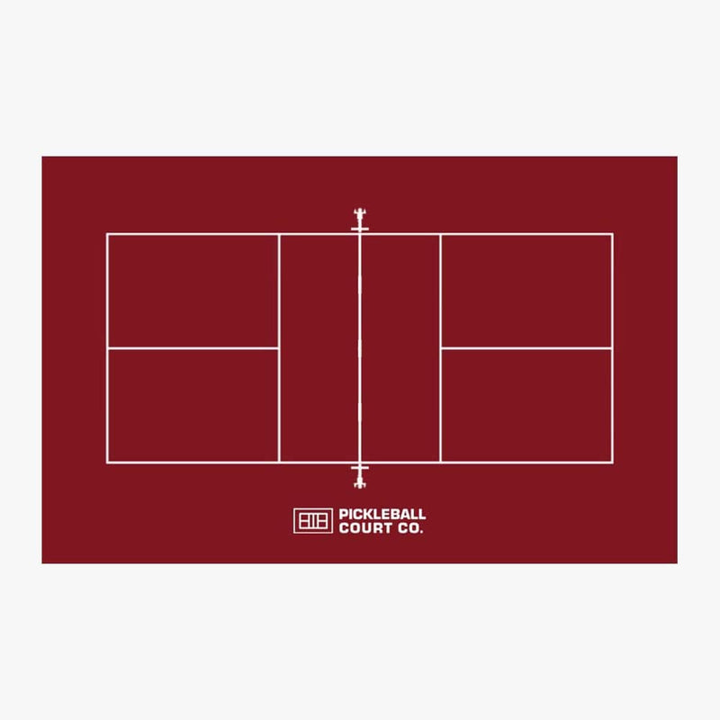 Pickleball Courts | Single-Color indoor outdoor pickleball court ...